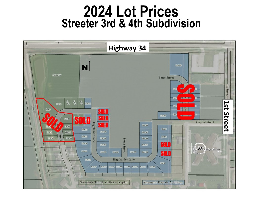 Streeter Subdivision Lots - Aurora, Nebraska Development Corp.